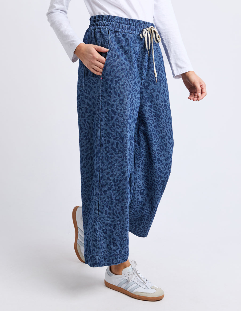 Anna Animal Denim Pants - Animal Print – allaboutagirl