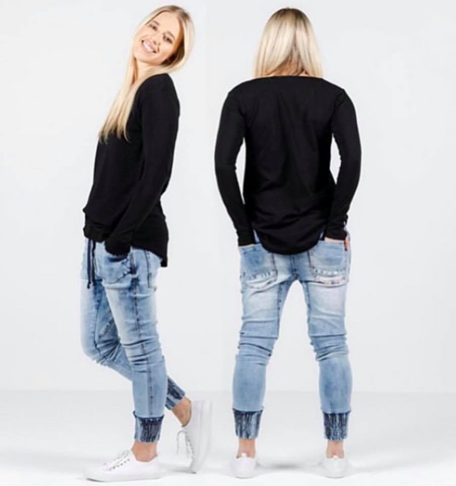 HOMELEEE Weekender Jeans - Sno Wash – allaboutagirl