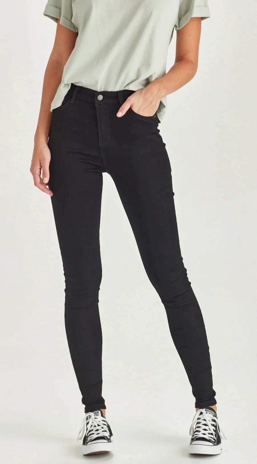 Rocker Jeans - Tall Black – allaboutagirl