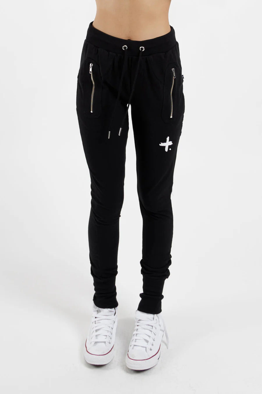 Escape Trackies Staple - Black/White – allaboutagirl